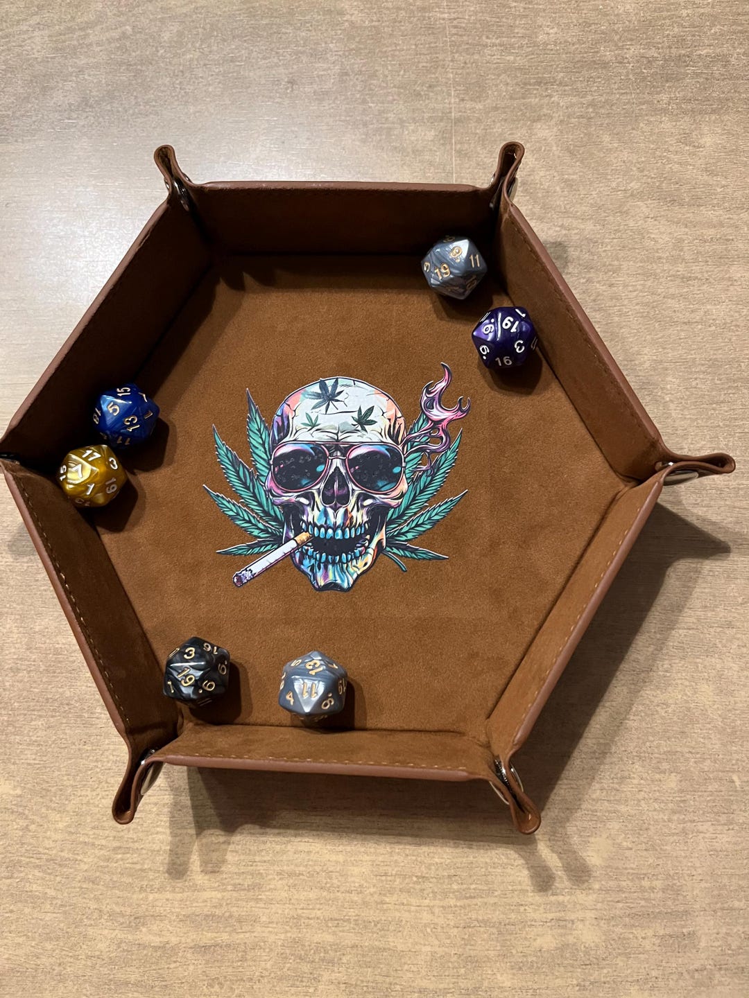 Weed Skeleton Head Dice Tray - Etsy
