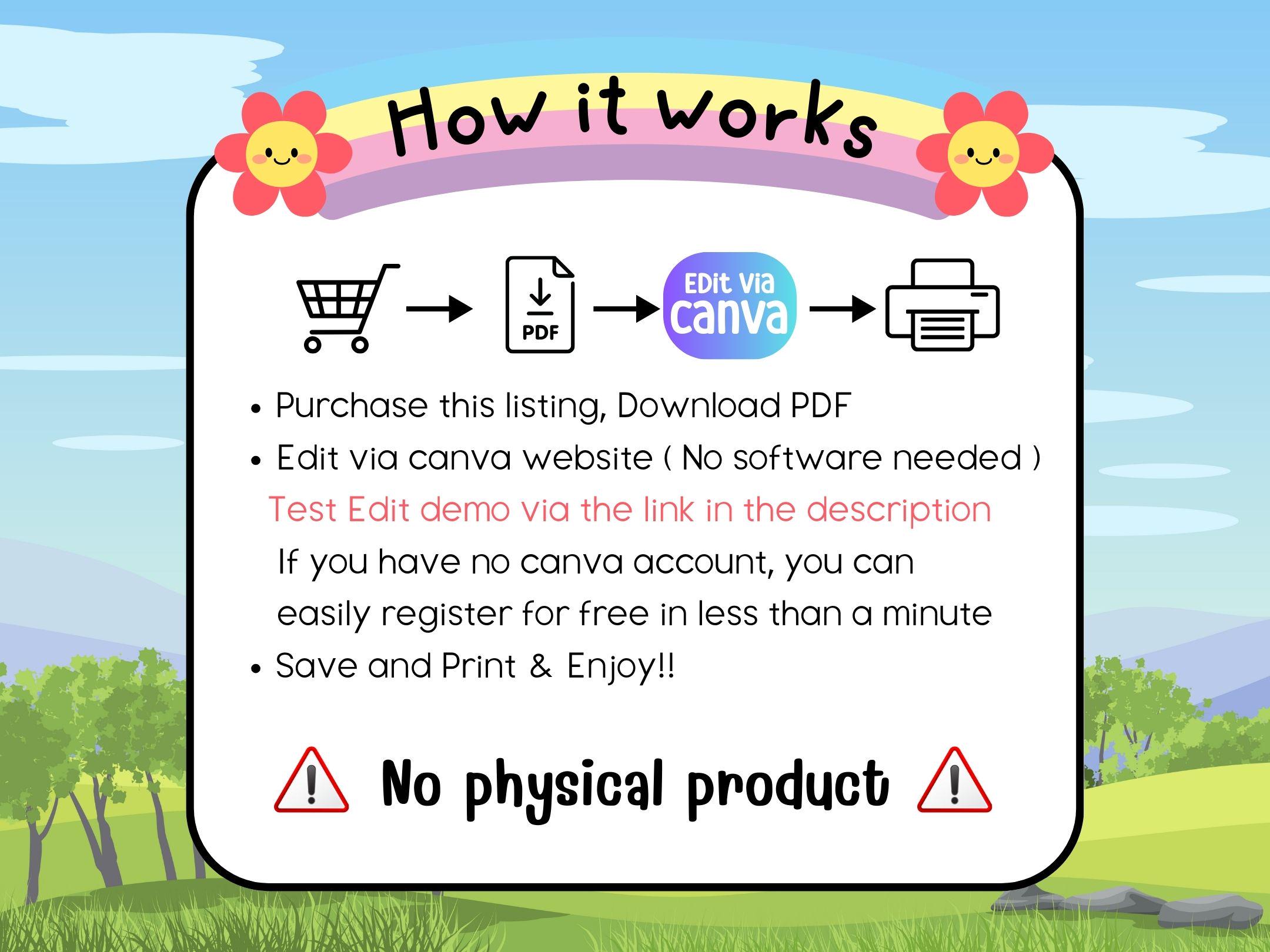 12 Month Cute School Newsletter Template for Teacher, Classrooom Note ...