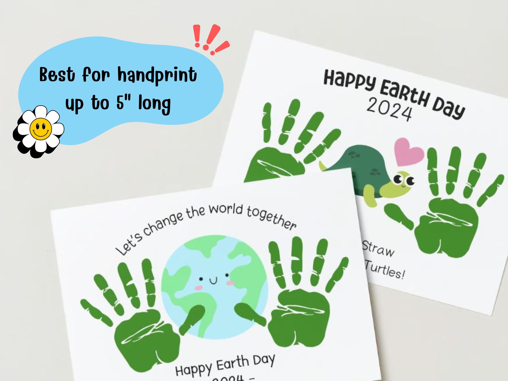 Earth Day Handprint Craft for Kids, Children, Toddler, Baby, Art for ...