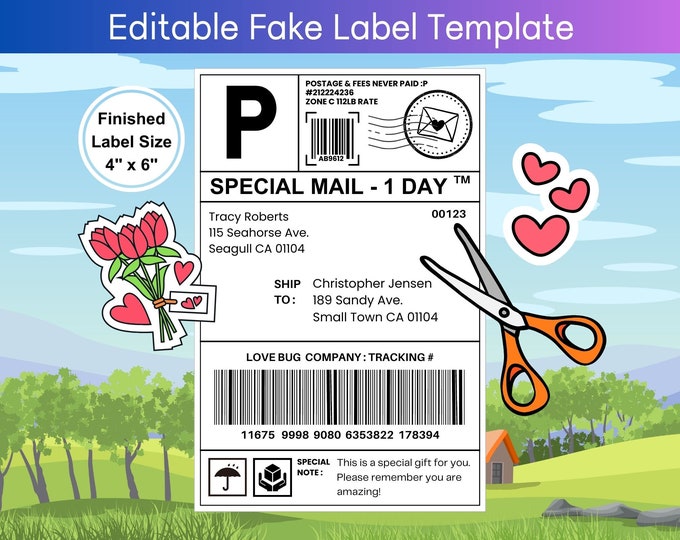 NEW Shipping Label - Etsy