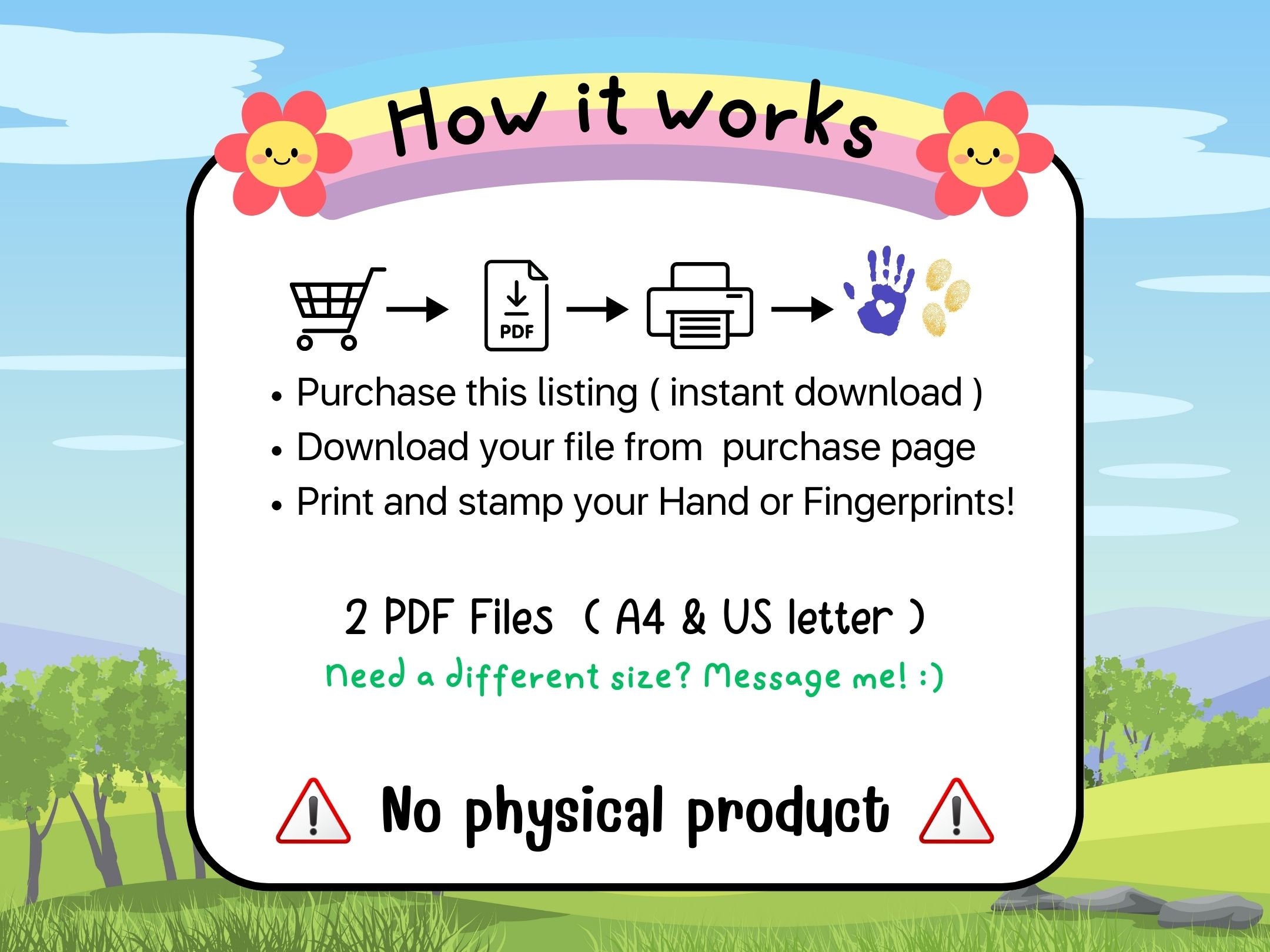 Printable Poem Last Day of School Handprint Art for Kids, Kindergarten ...