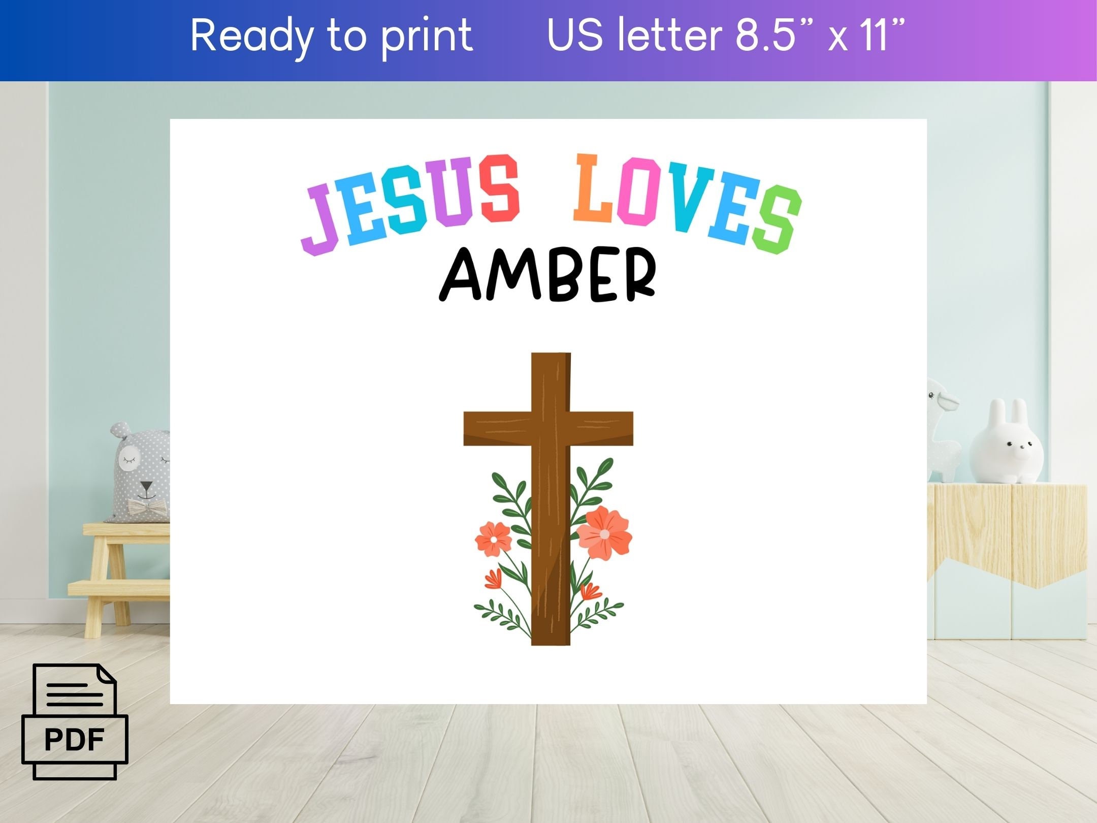Custom Name Jesus Loves Me Handprint Christian Art, Homeschool Prek ...