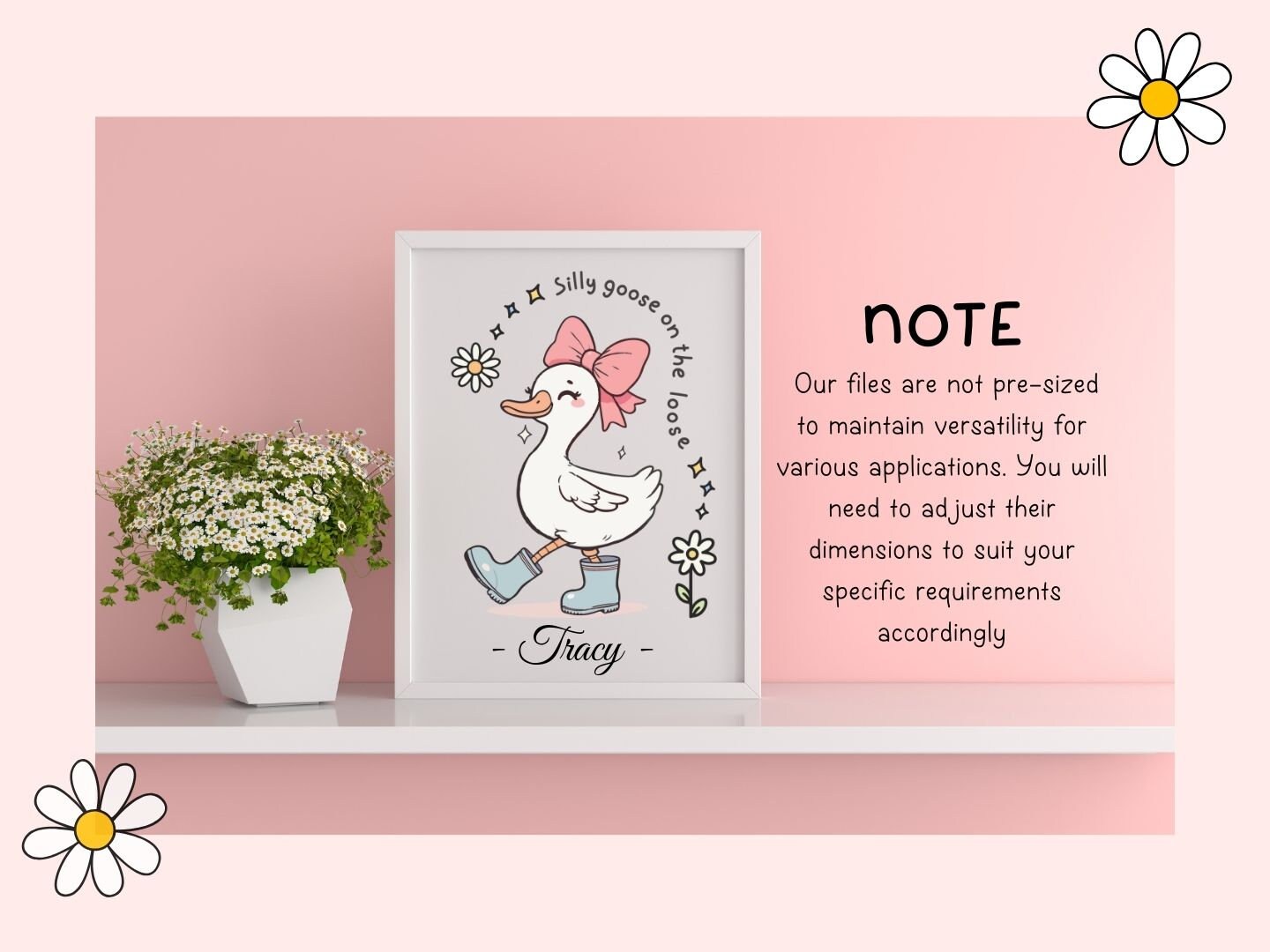 Silly Goose on the Loose PNG Sublimation File, DTX DTG Transfer Diy ...