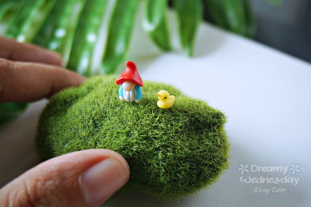 Set of a Micro Gnome and a Micro Duck for Fairy Garden Decoration ...