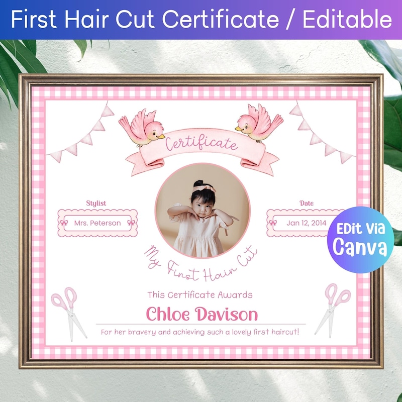 First Haircut Keepsake - Etsy
