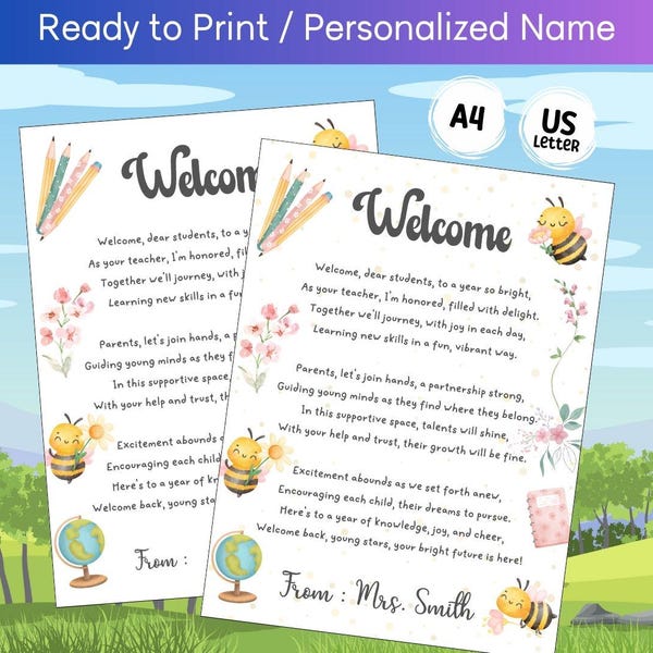 Letter School - Etsy