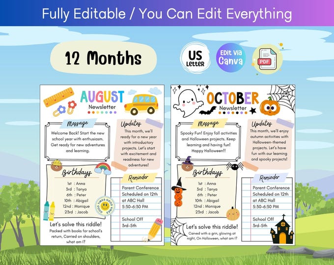 Best Preschool Themes Printable, Instant Download, Printable, Preschool ...