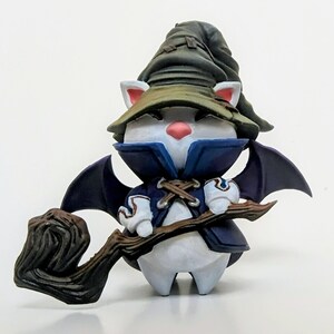 Fantasy Moogle Black Mage Figurine - Etsy