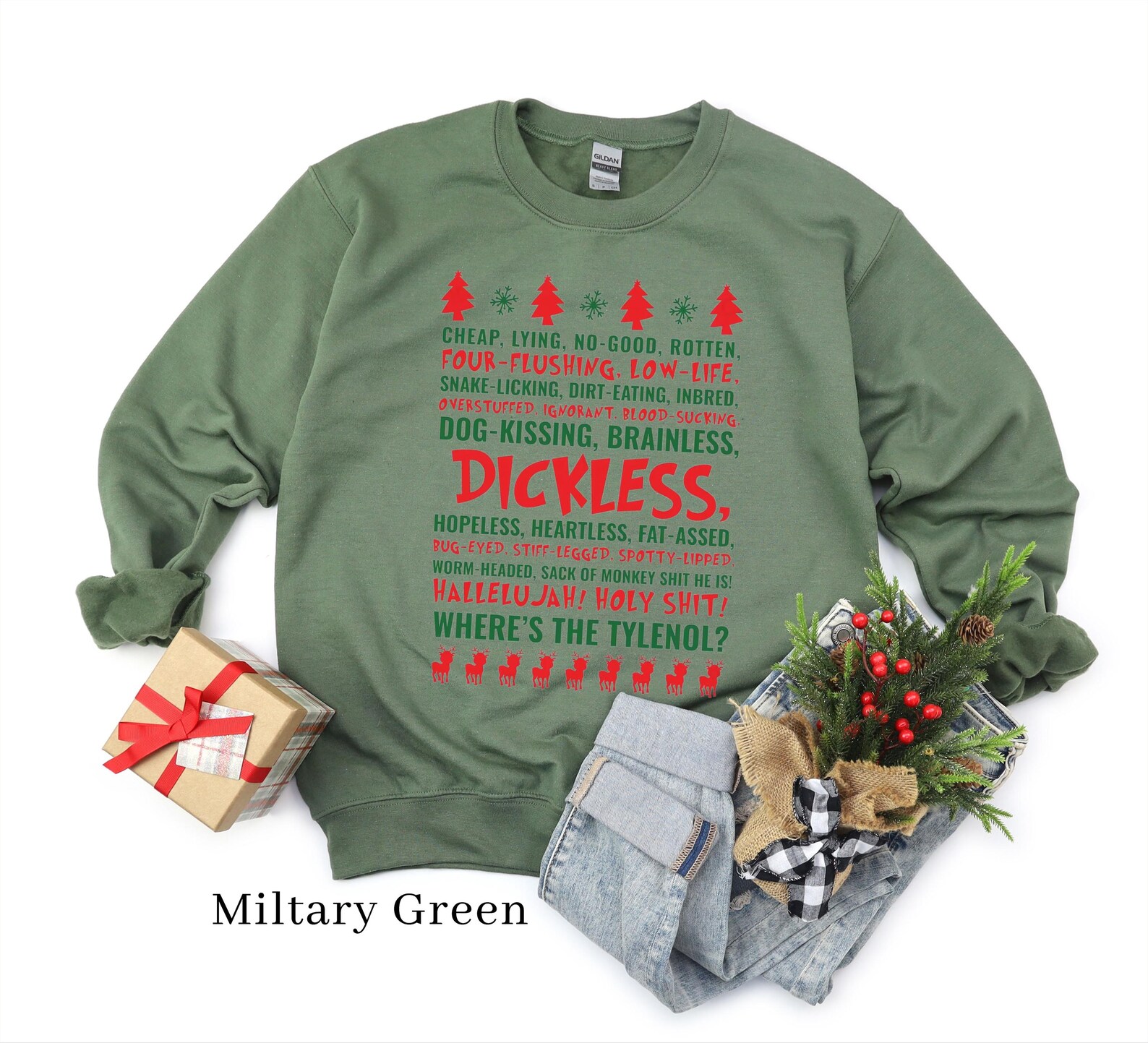 Christmas Vacation Clark Griswold Rant Funny Christmas Sweatshirt ...