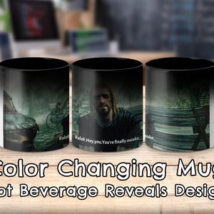 Custom Skyrim Hey You're Finally Awake Color Changing Magic Coffee Mug ...