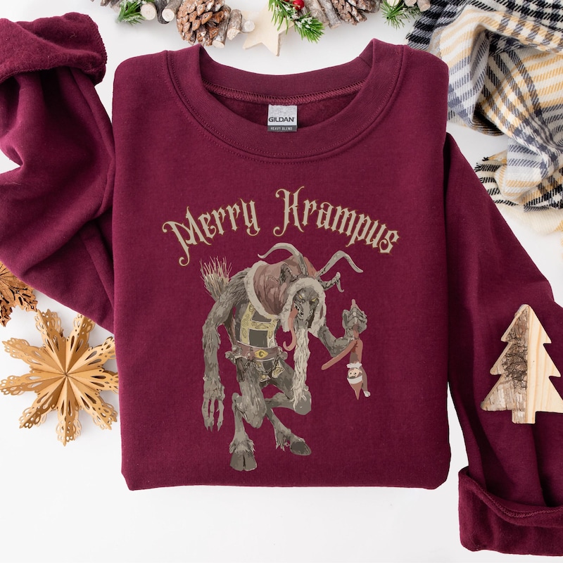 Krampus Sweater - Etsy