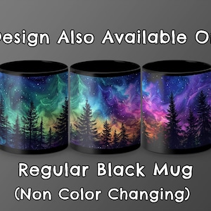 Northern Lights Coffee Mug Aurora Borealis Color Changing Coffee Mug ...