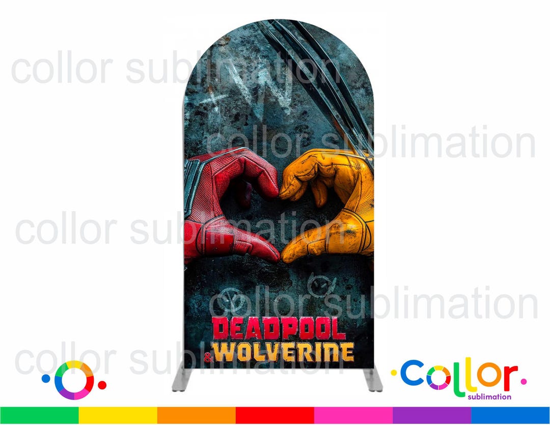 Arched Backdrop, Chiara Backdrop Party Covers deadpool - Etsy