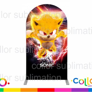 Arched Backdrop, Chiara Backdrop Party Covers Sonic - Etsy