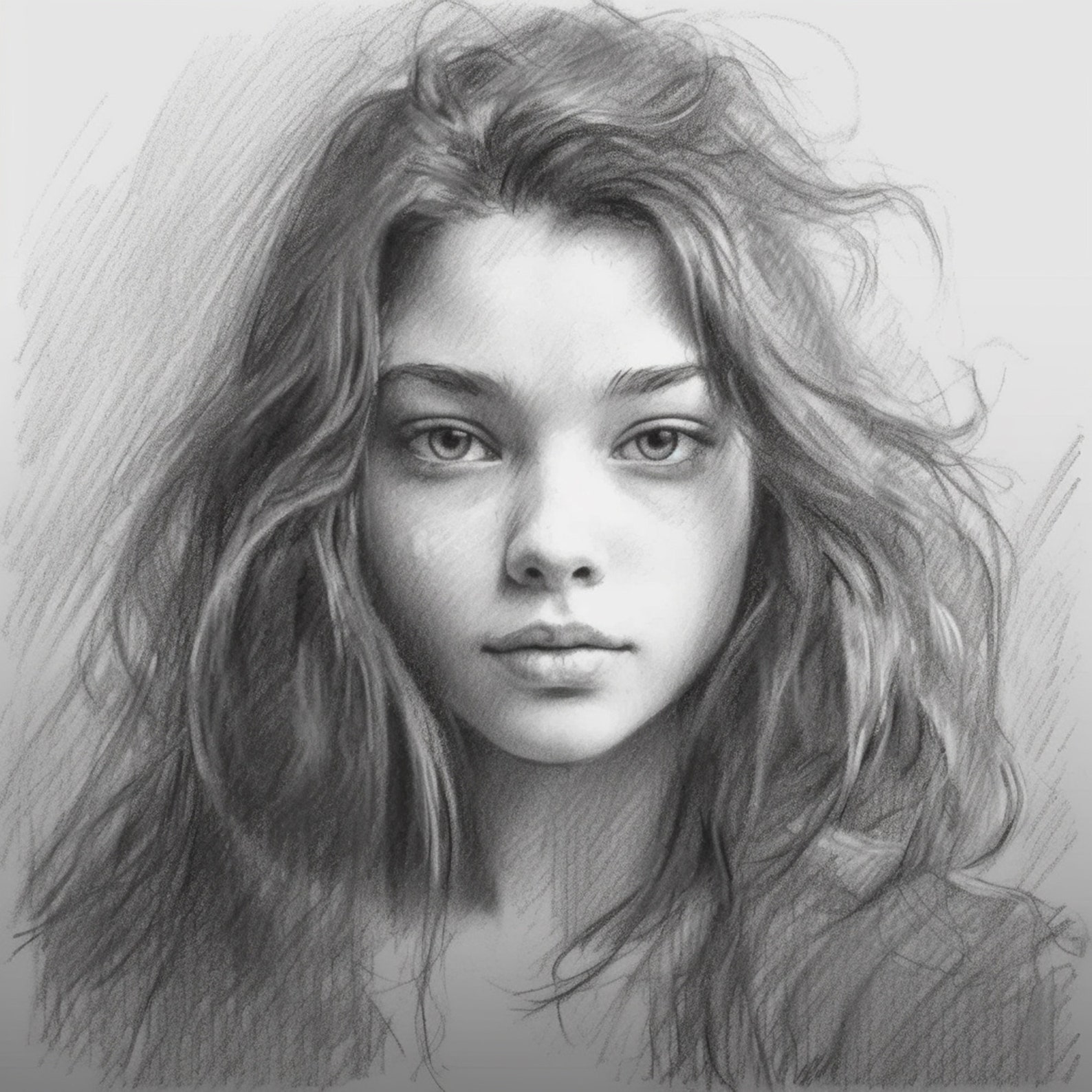 Bespoke Pencil and Charcoal Portraits, Handcrafted Artistry ...