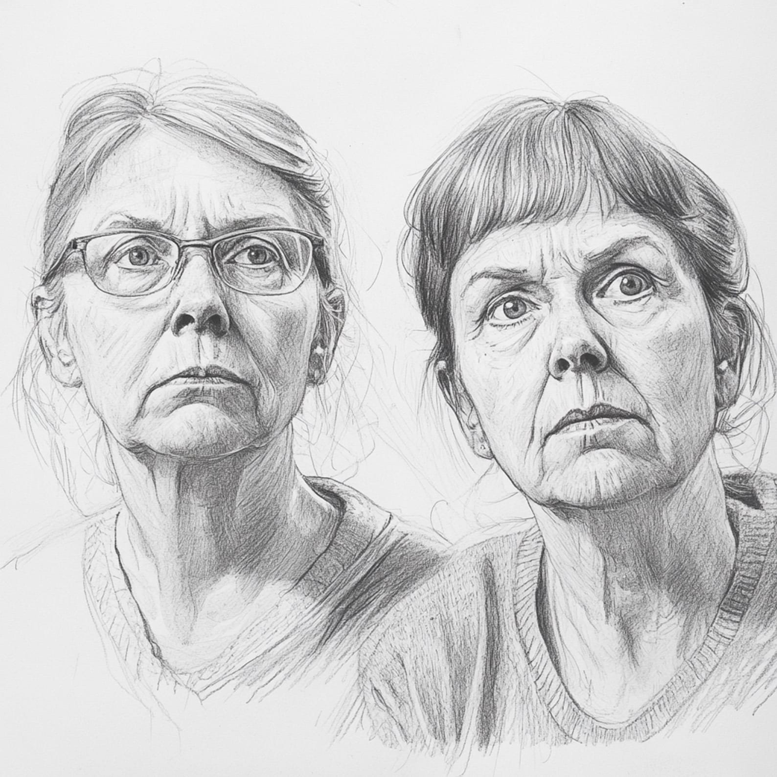 Bespoke Pencil and Charcoal Portraits, Handcrafted Artistry ...