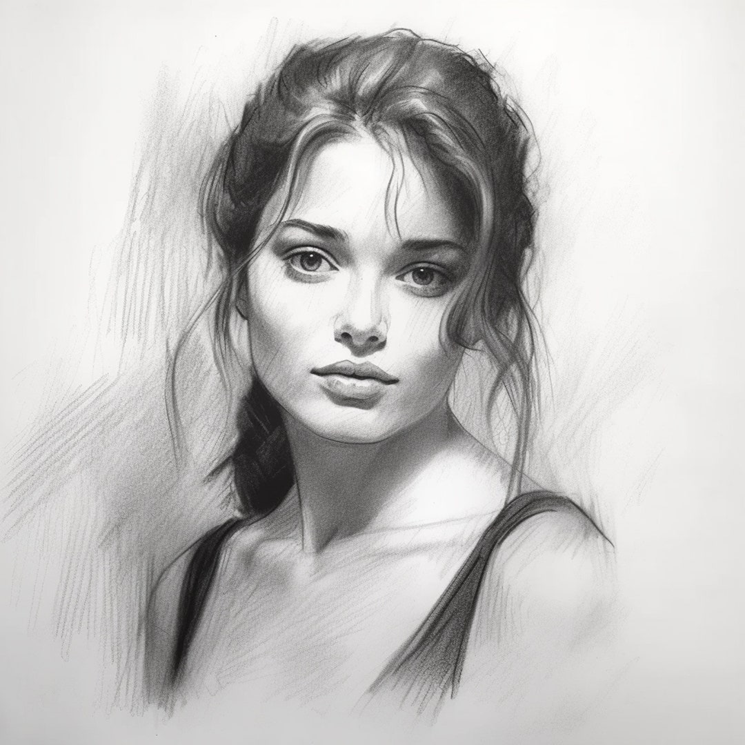 Bespoke Pencil and Charcoal Portraits, Handcrafted Artistry ...