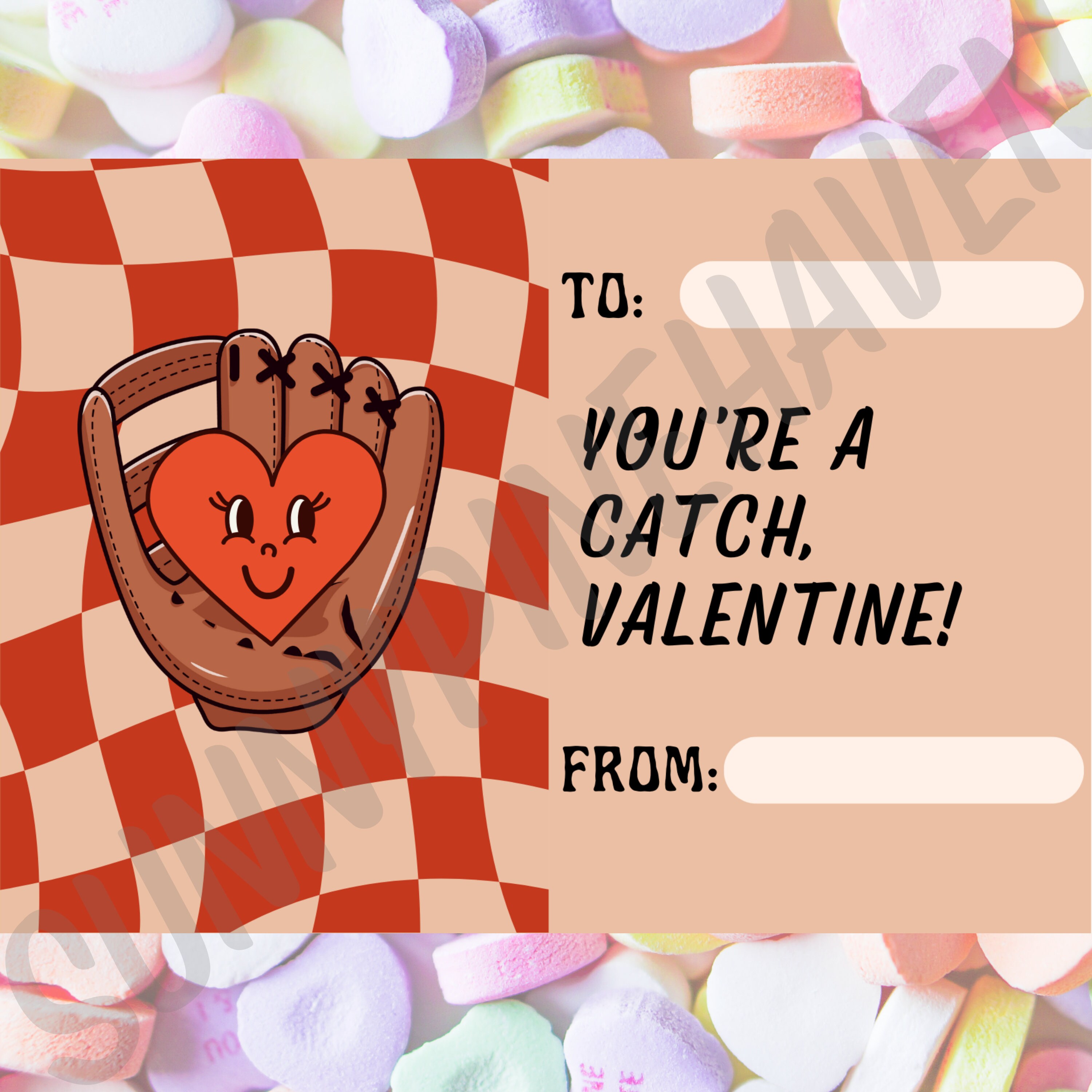 PRINTABLE Valentine Exchange Card, Printable Classroom Valentine Card ...