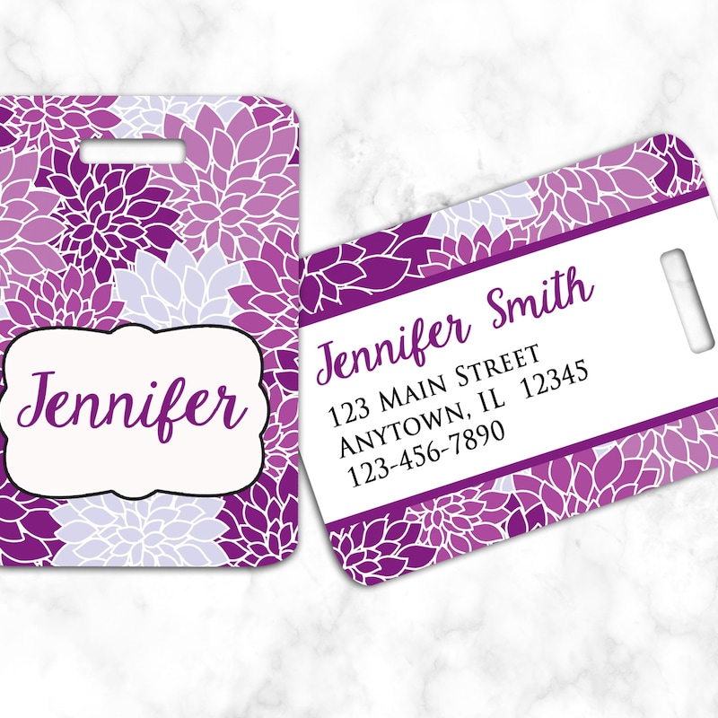 Purple Tags - Etsy