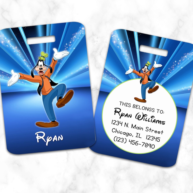 Goofy Bag Tag - Etsy
