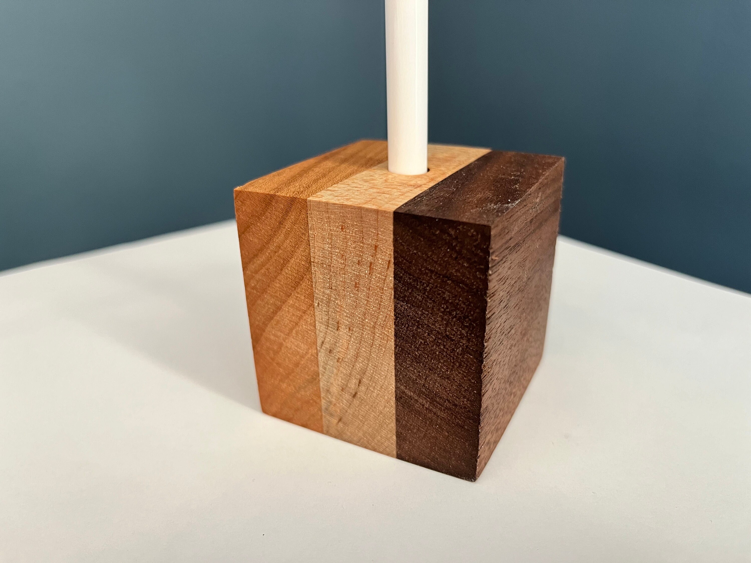 Apple Pencil Holder Solid Hardwood Stand for Pen, Pencil, Stylus Modern ...