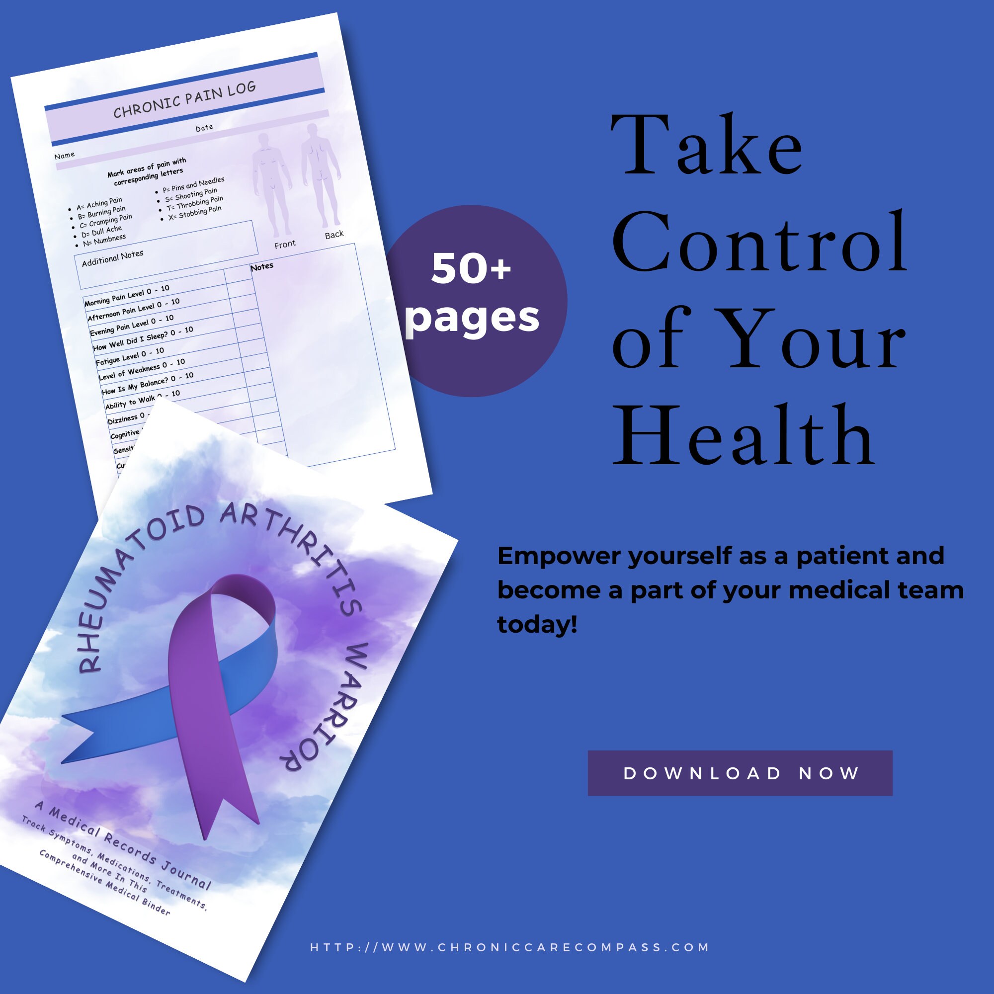 Rheumatoid Arthritis Warrior Medical Planner, Medical Journal, Medical ...