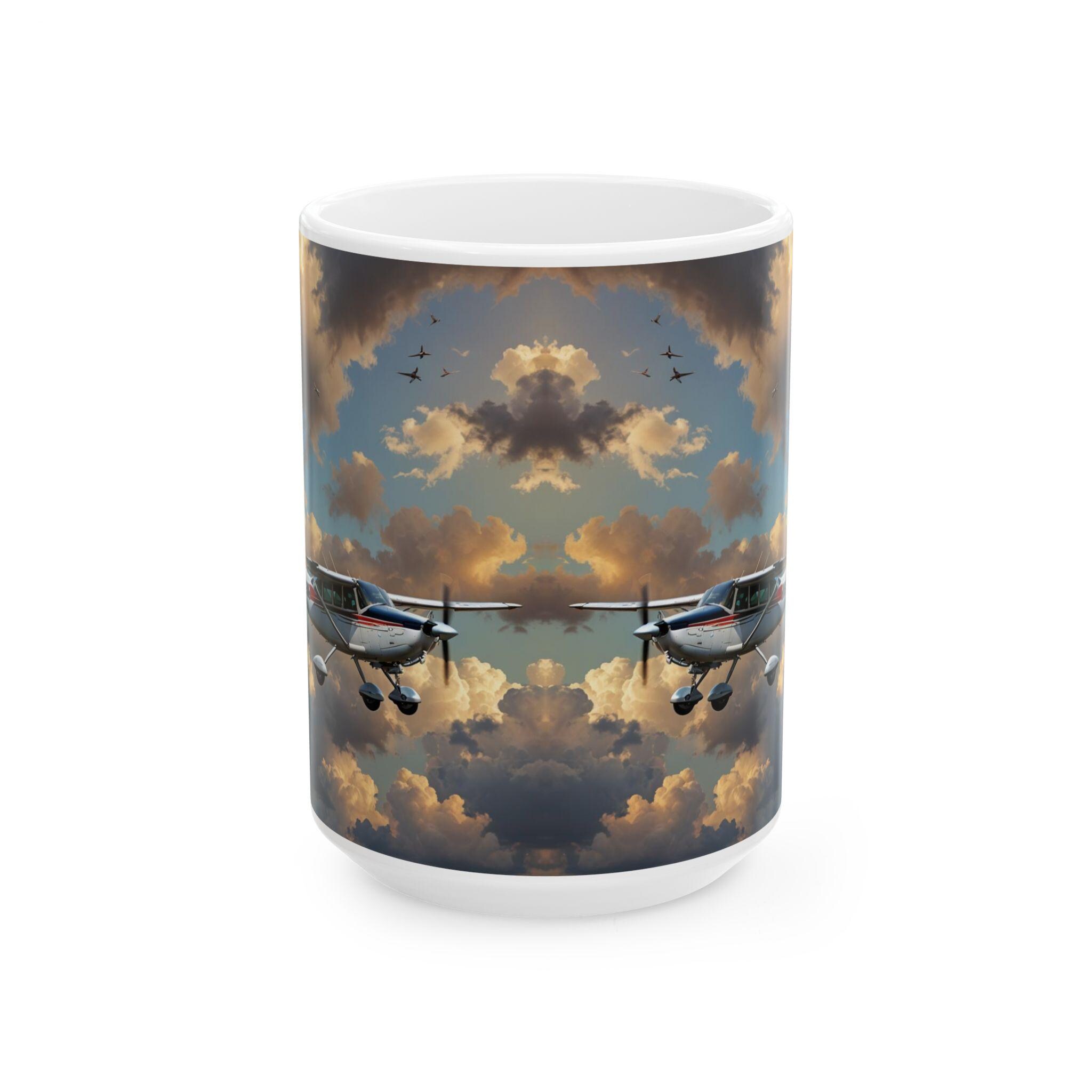 Cessna 172 Coffee Mug, Cessna 172 Plane Coffee Mug, Cessna Mug, Plane ...