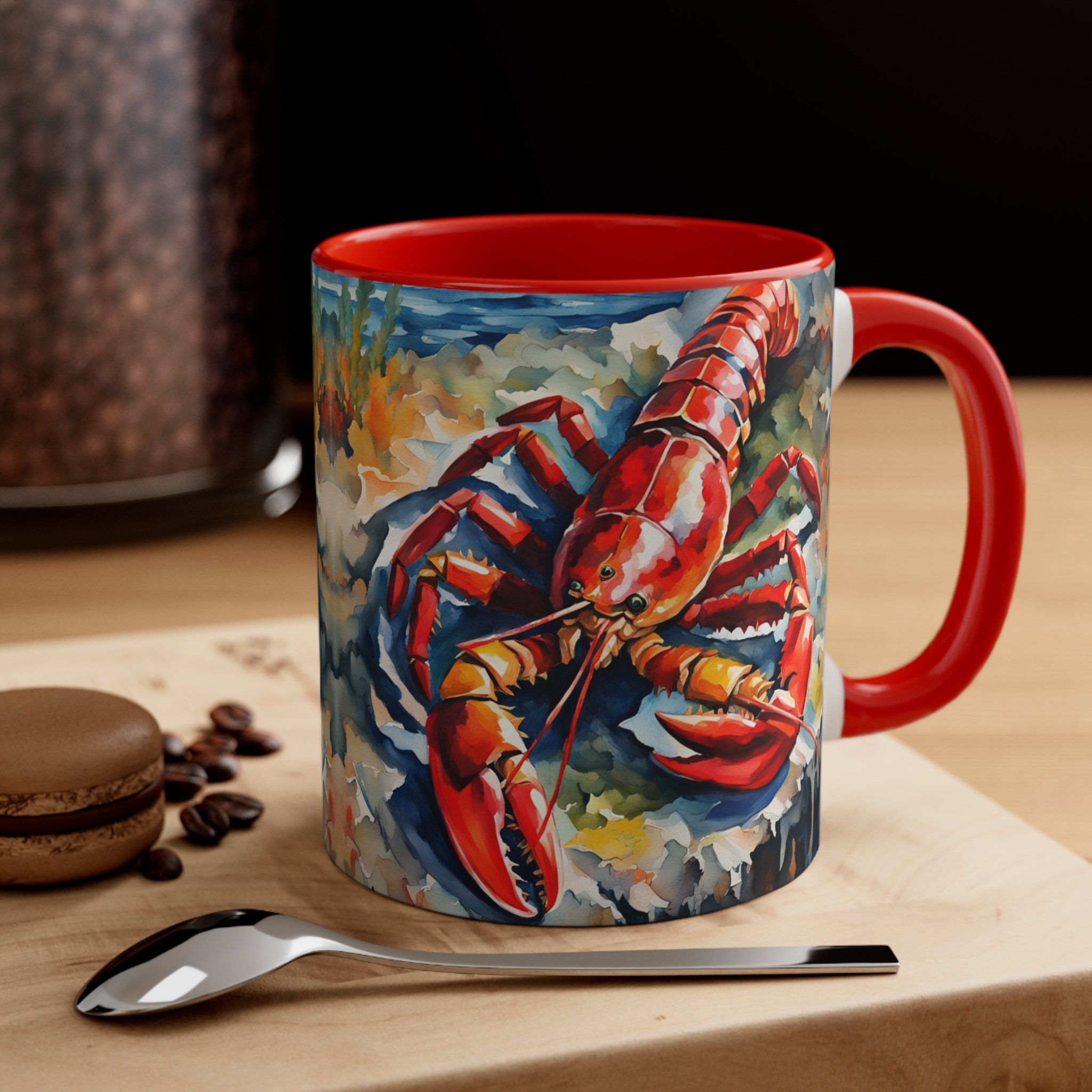 Maine Lobster Mug, Maine Lobster Coffee Mug, Lobster Mug, Lobster Gifts, Maine Lobster Gifts ...