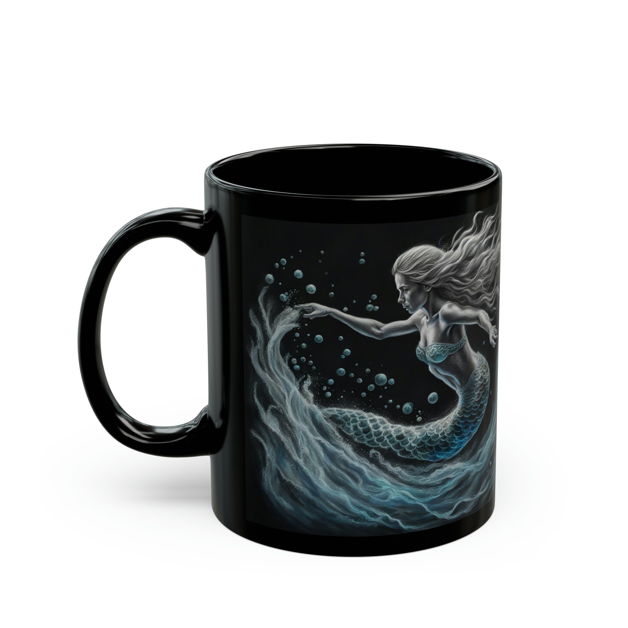 Mermaid Coffee Mug, Mermaid Cup, Mermaid Tail Mug, Mermaid Coffee Cup ...