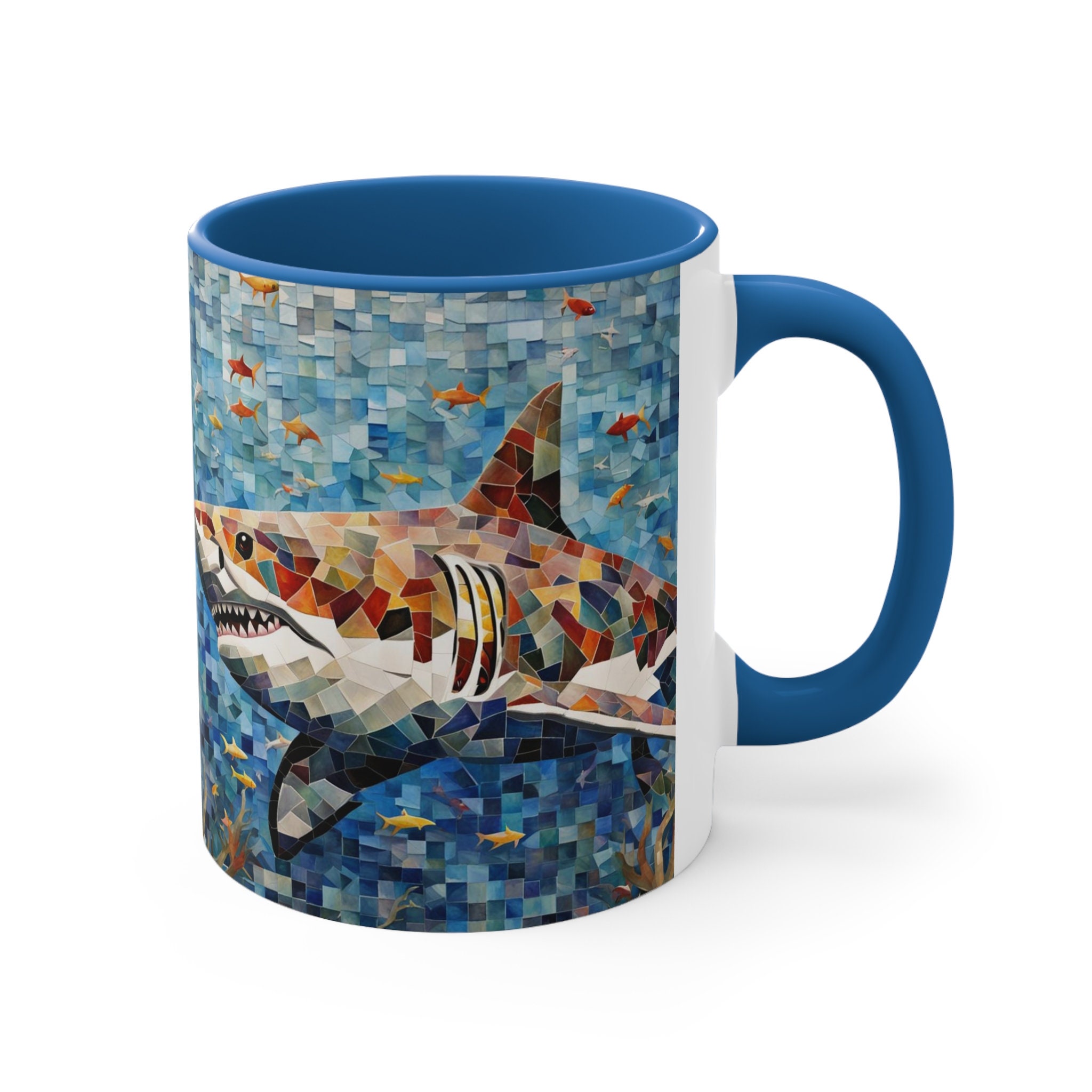 Shark Mug, Shark Coffee Mug, Cute Shark Mug, Ceramic Shark Mug, Shark ...