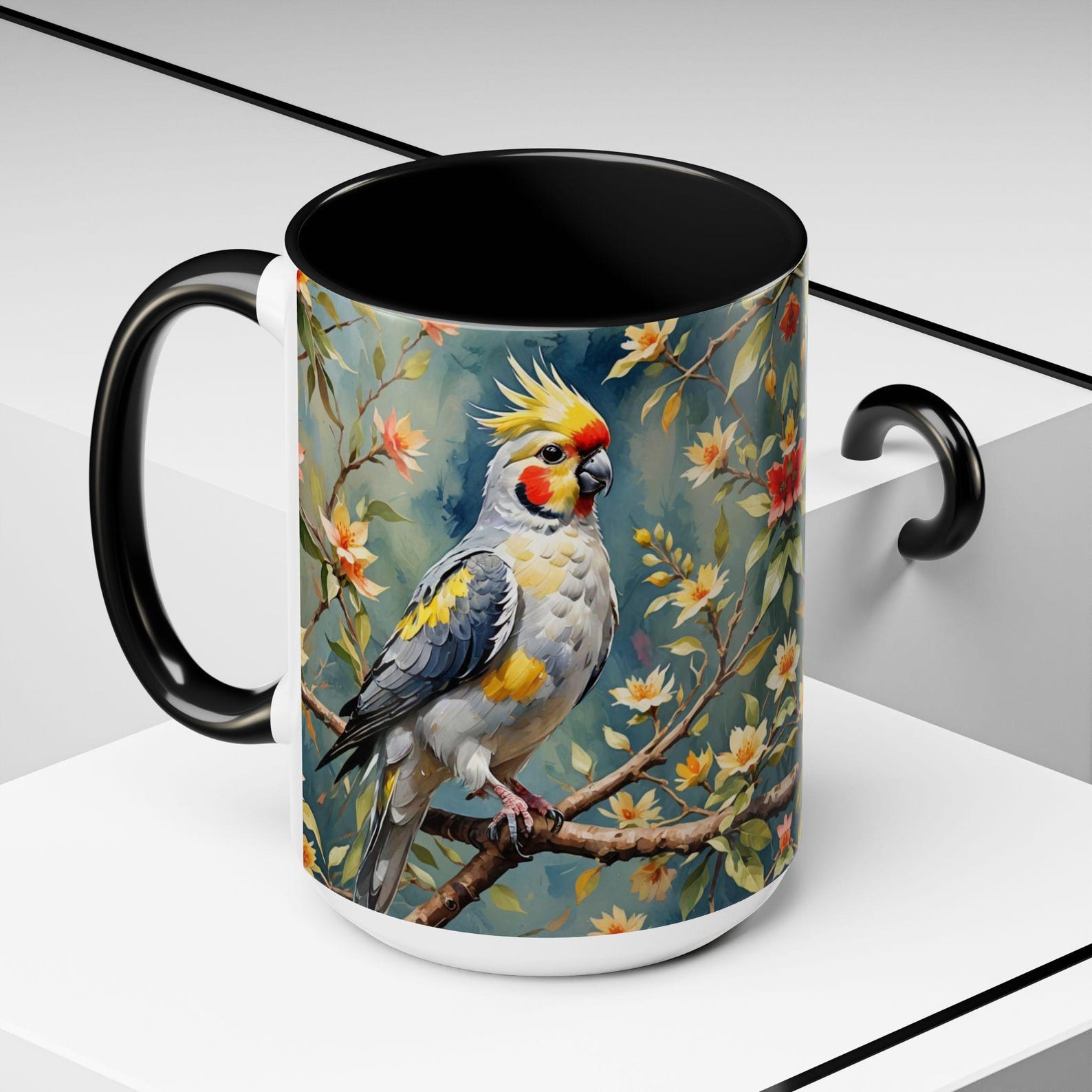 Cockatiel Coffee Mug - Charming Bird Coffee Mug, Cockatiel Gift, Bird ...