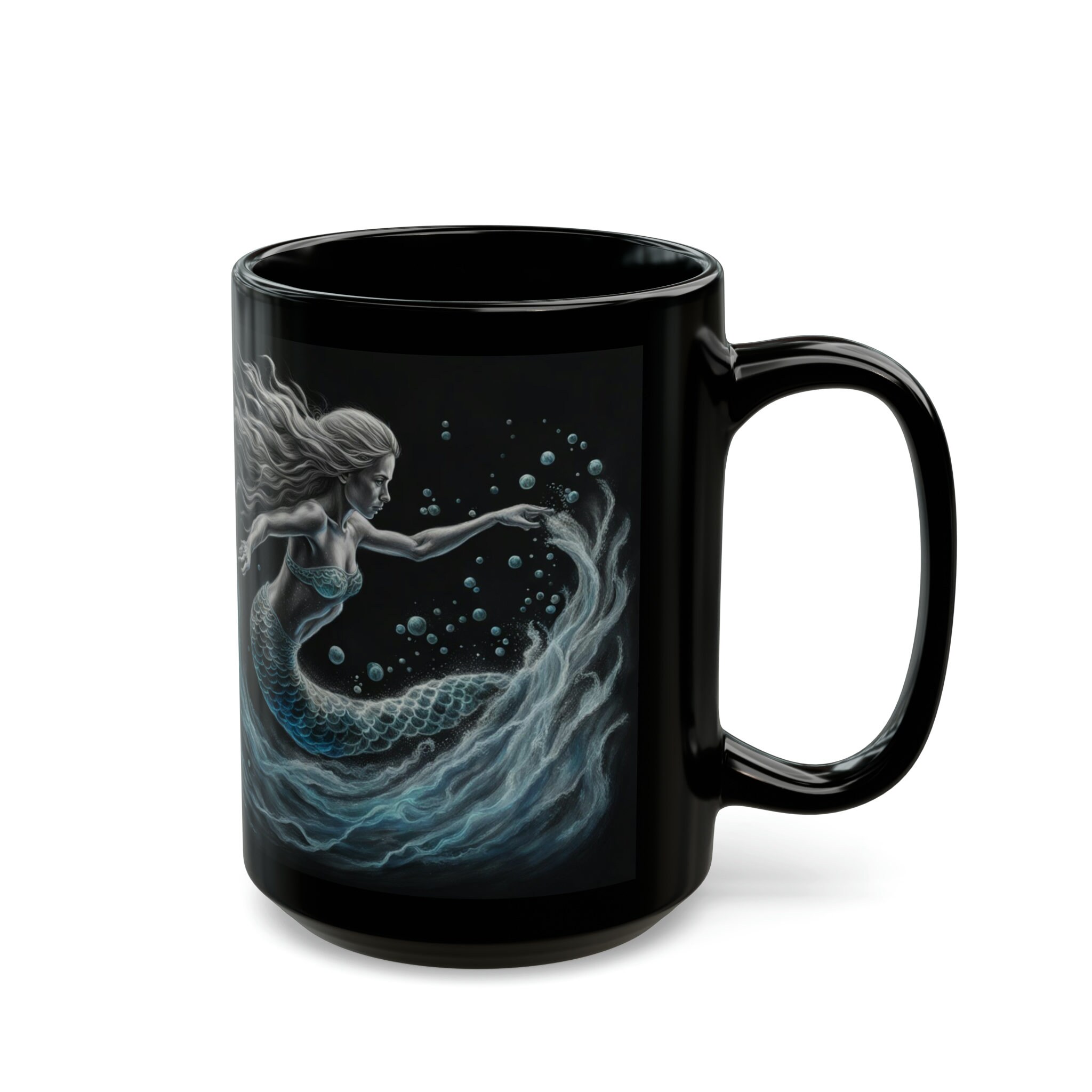 Mermaid Coffee Mug, Mermaid Cup, Mermaid Tail Mug, Mermaid Coffee Cup ...