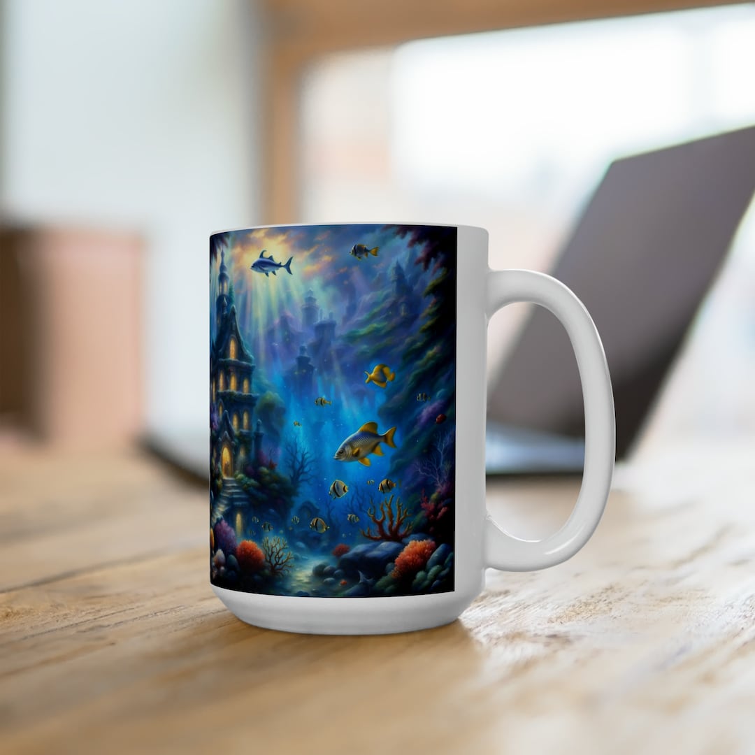 Ocean Mug, Ocean Coffee Mugs, Sea Mug, Sea Coffee Mug, Sea Life Mug ...