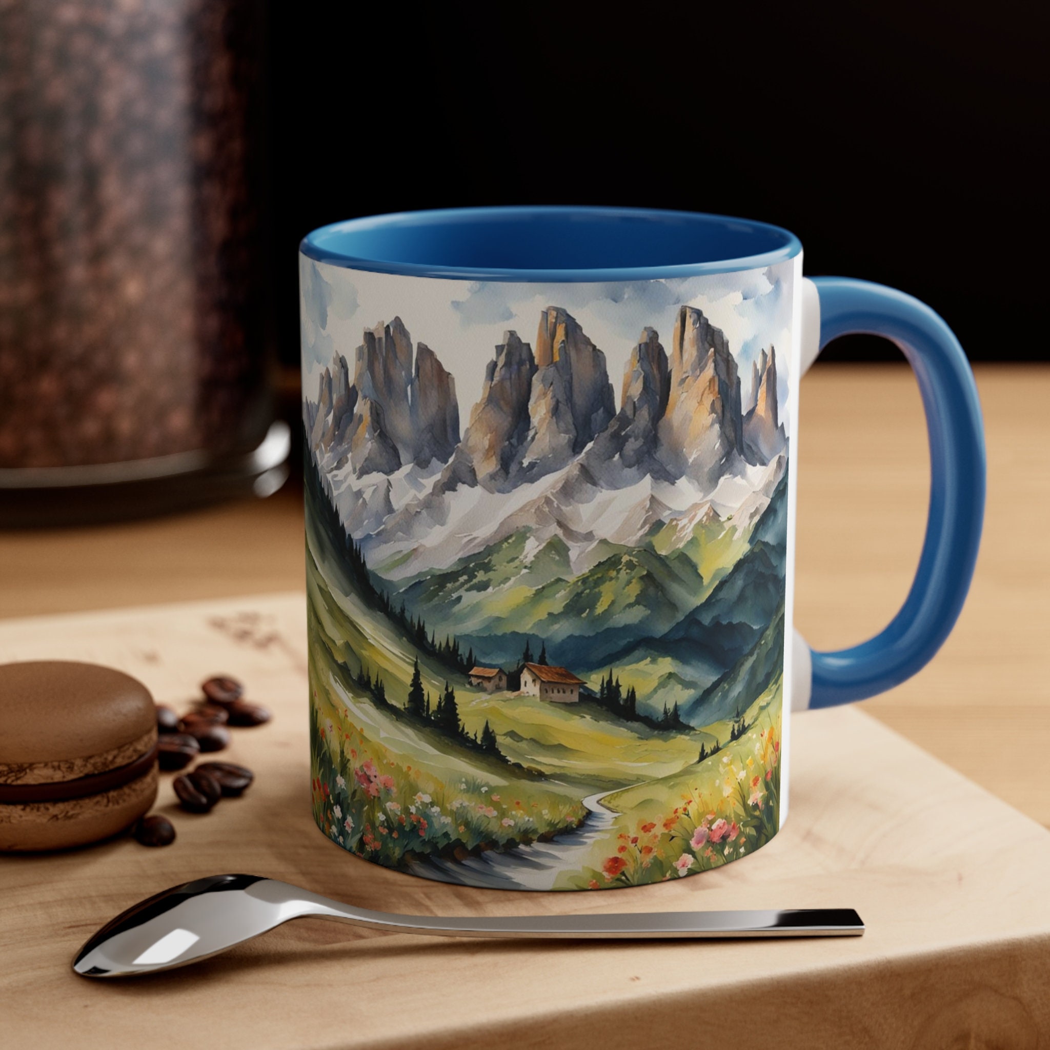 The Dolomites Coffee Mug, the Dolomites Gift, Wonders of the World Mug ...