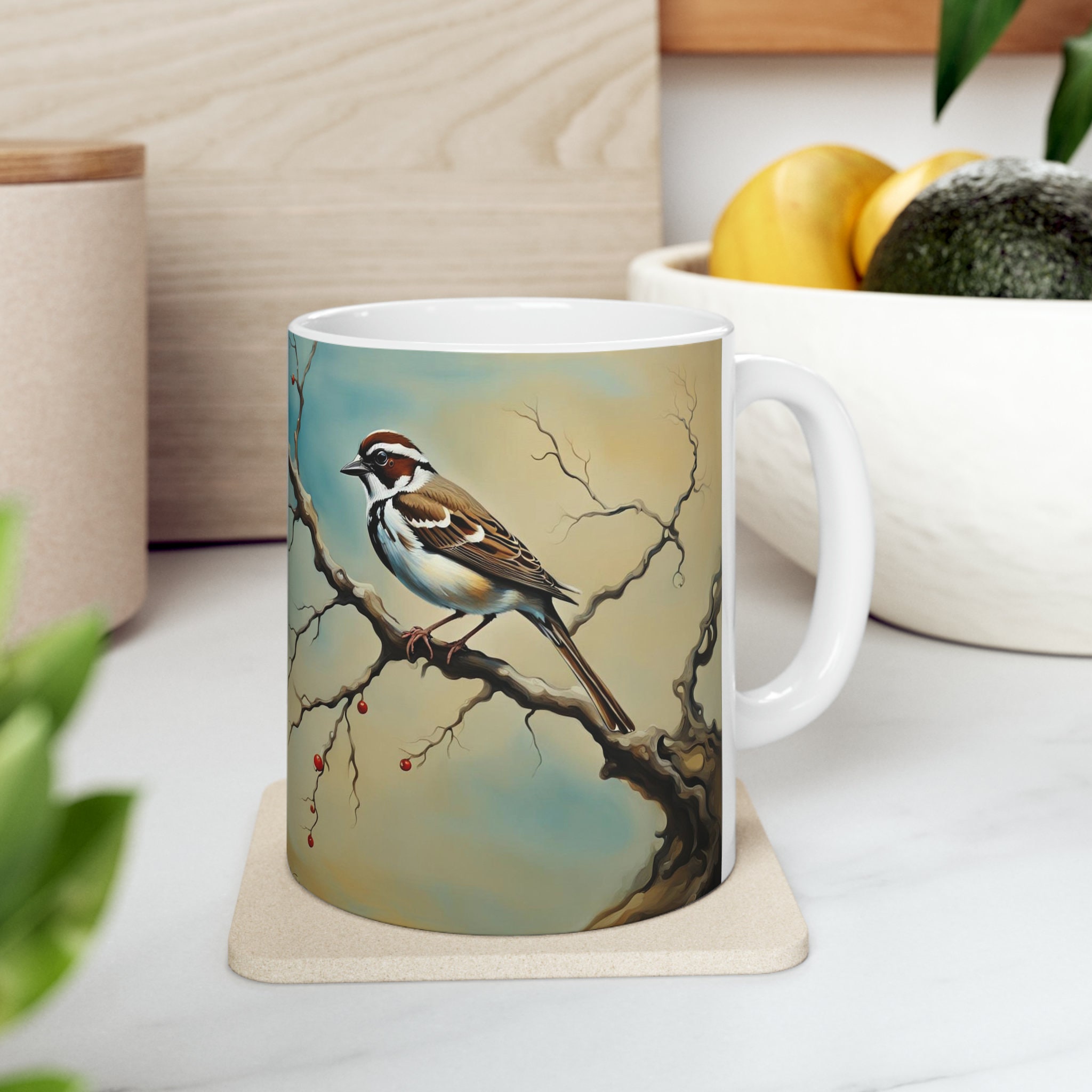 Bird Mug, Bird Coffee Mug, Small Bird Mug, Small Bird Coffee Mug ...