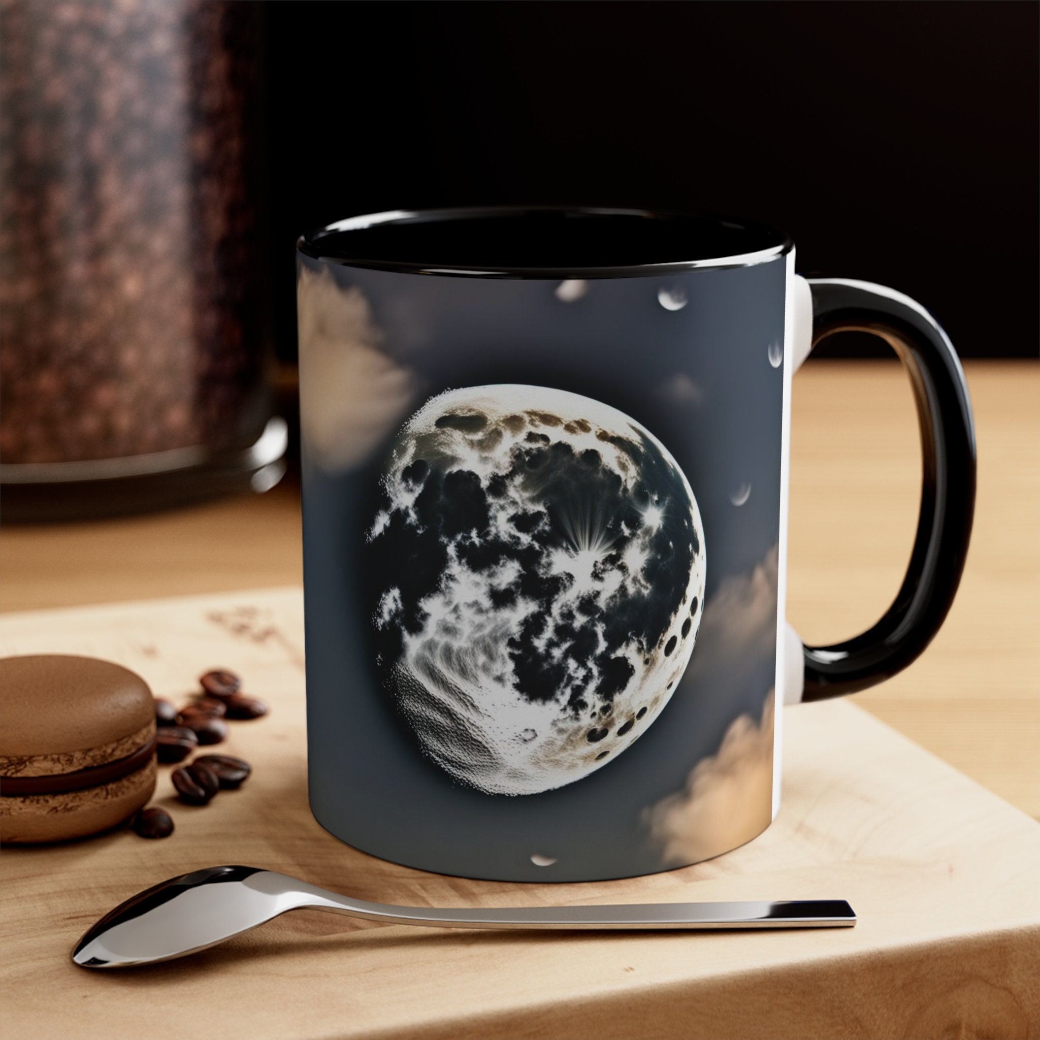 Gibbous Moon Mug, Moon Phases Mug, Gibbous Moon Coffee Mug, Phases of ...