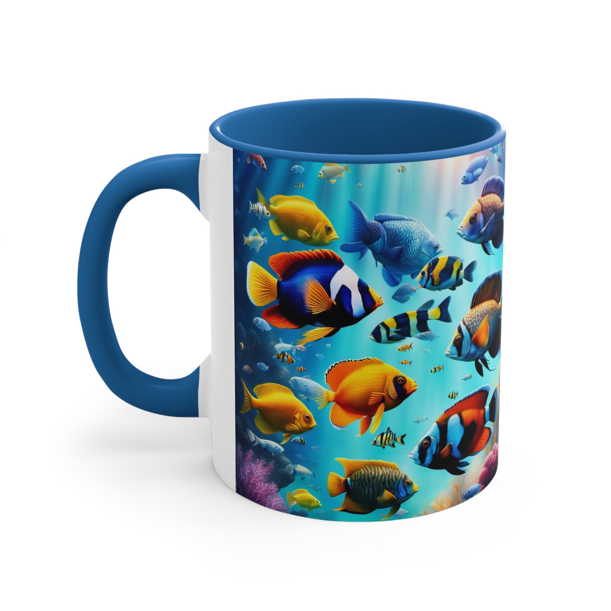Tropical Fish Mug, Aquarium Mug, Fish Mug, Tropical Fish Coffee Mug ...