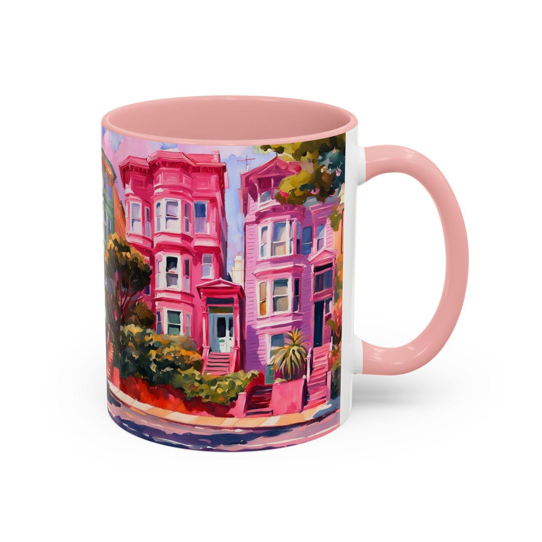 Pink Ladies Mug Charming San Francisco Coffee Mug, Pink Ladies Coffee ...