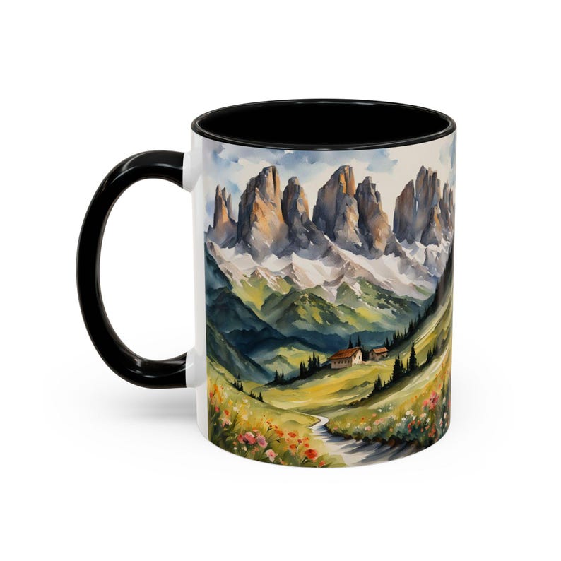 The Dolomites Coffee Mug, the Dolomites Gift, Wonders of the World Mug ...