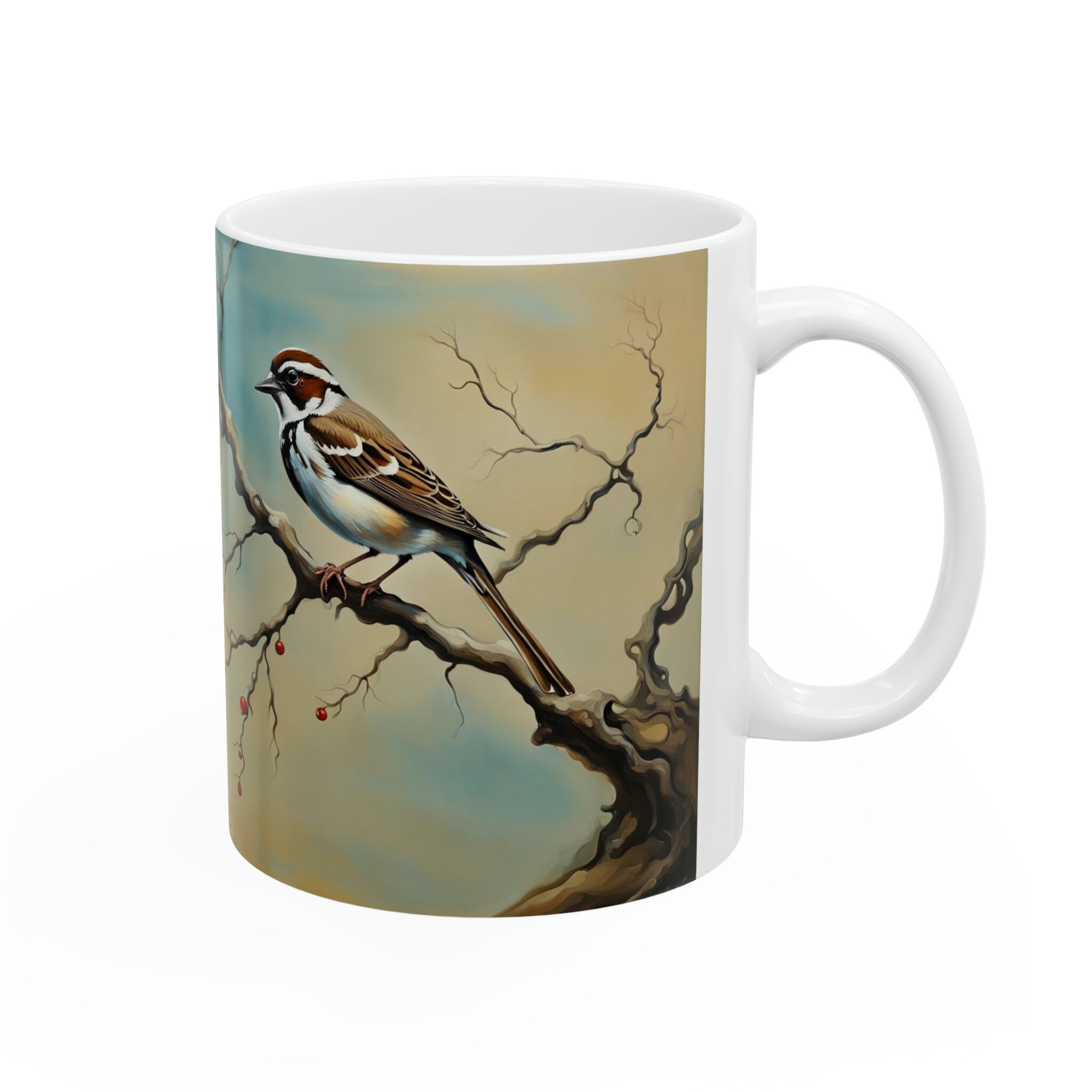 Bird Mug, Bird Coffee Mug, Small Bird Mug, Small Bird Coffee Mug ...