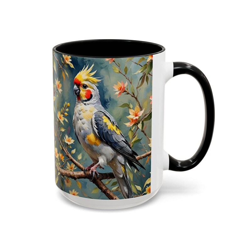 Cockatiel Coffee Mug - Charming Bird Coffee Mug, Cockatiel Gift, Bird ...