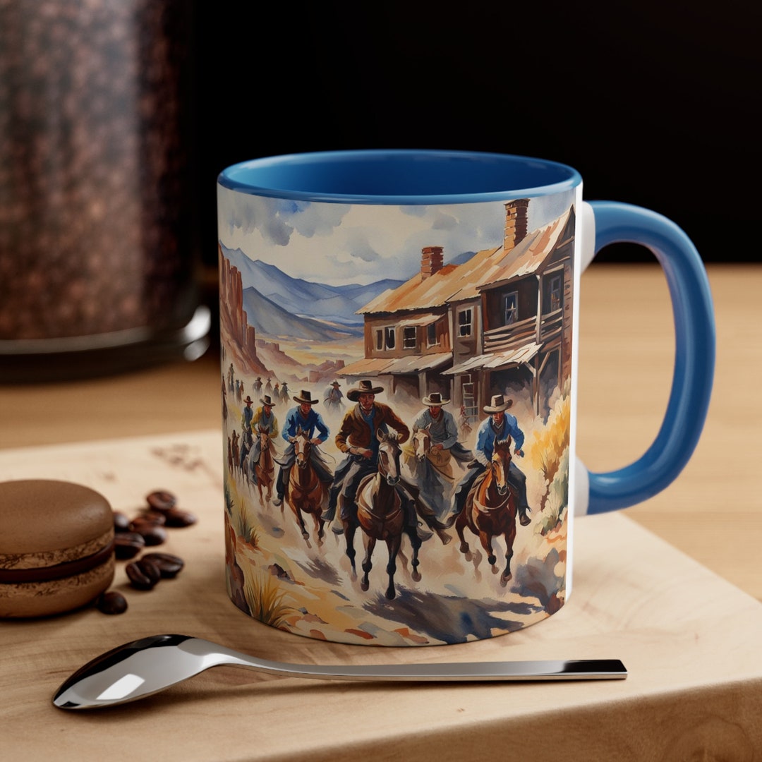 Western Mug, Old West Mug, Western Gift, Wild West Mug, Cowboy Gifts ...