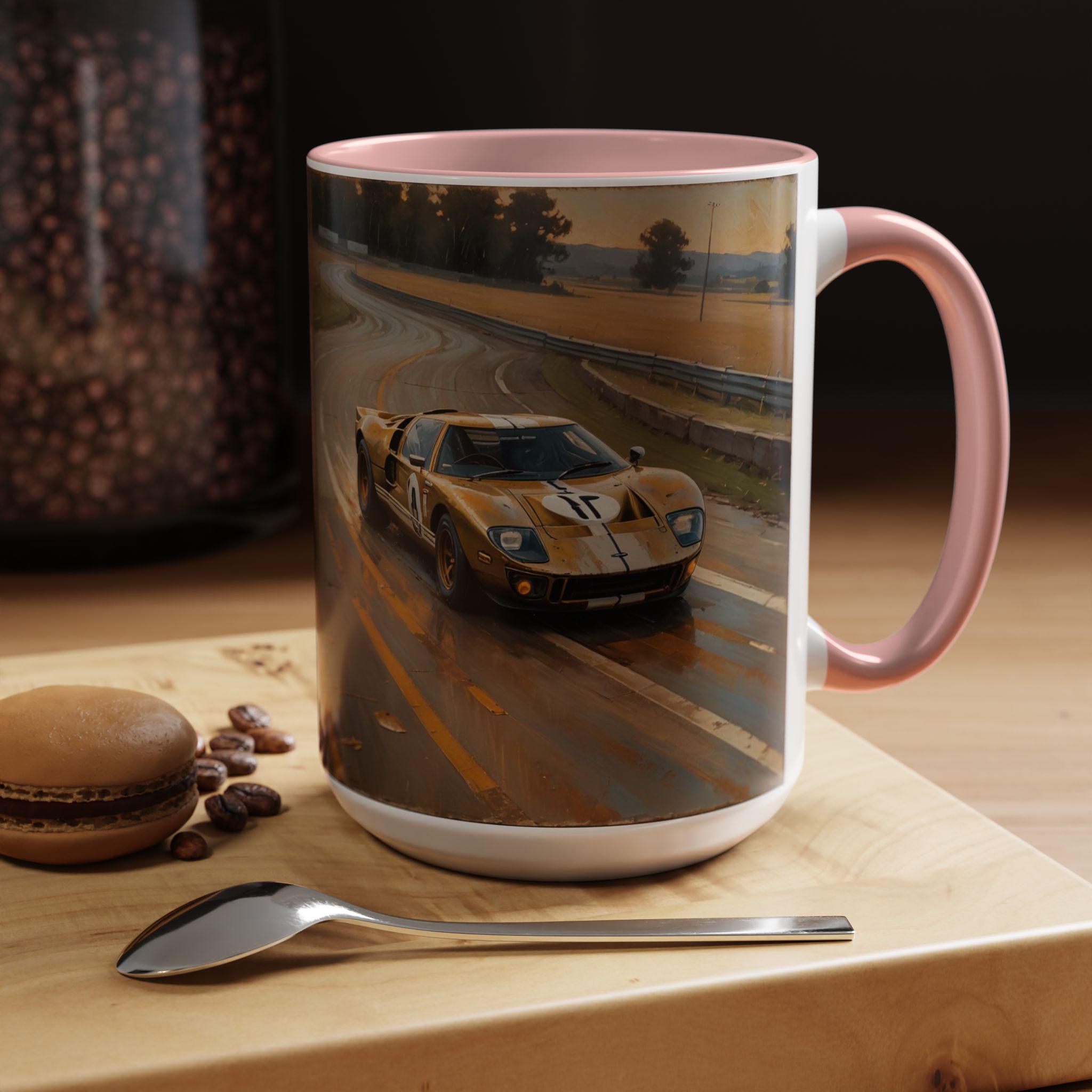 Ford GT40 Mug Sleek Sports Car Coffee Mug, Ford GT40 Coffee Mug, Car ...