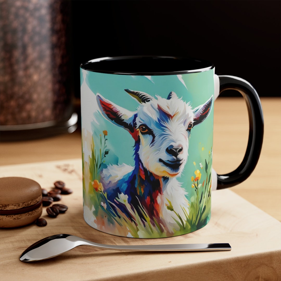 Goat Mug, Goat Coffee Mug, Baby Goat Mug, Goat Coffee Cup, Goat Gifts ...
