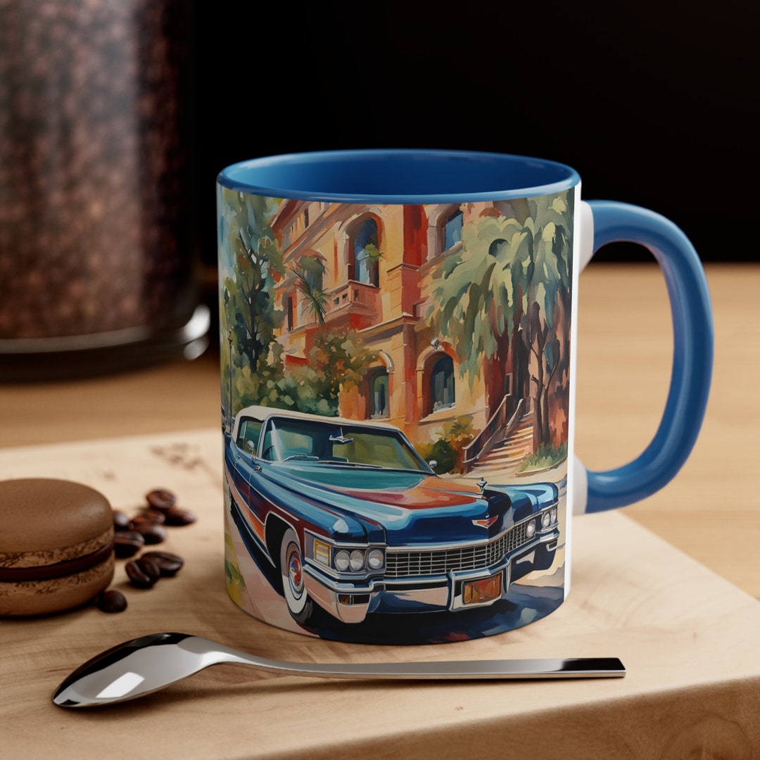 Cadillac Car Mug, Vintage Car Mug, Unique Car Gifts, Classic Car Gift ...