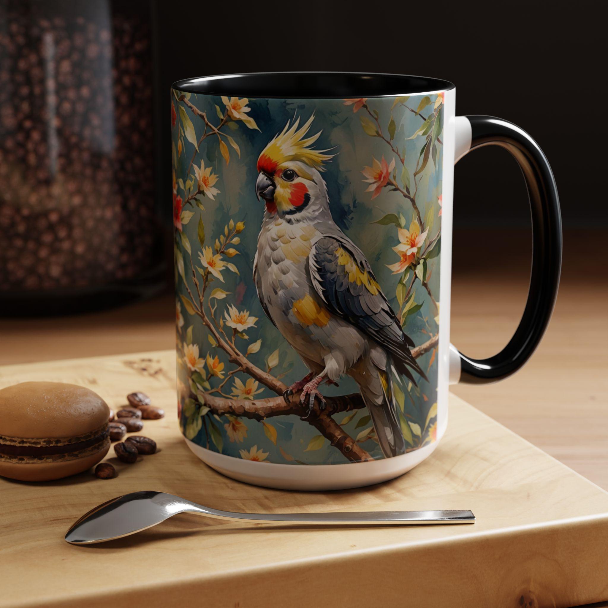 Cockatiel Coffee Mug - Charming Bird Coffee Mug, Cockatiel Gift, Bird ...