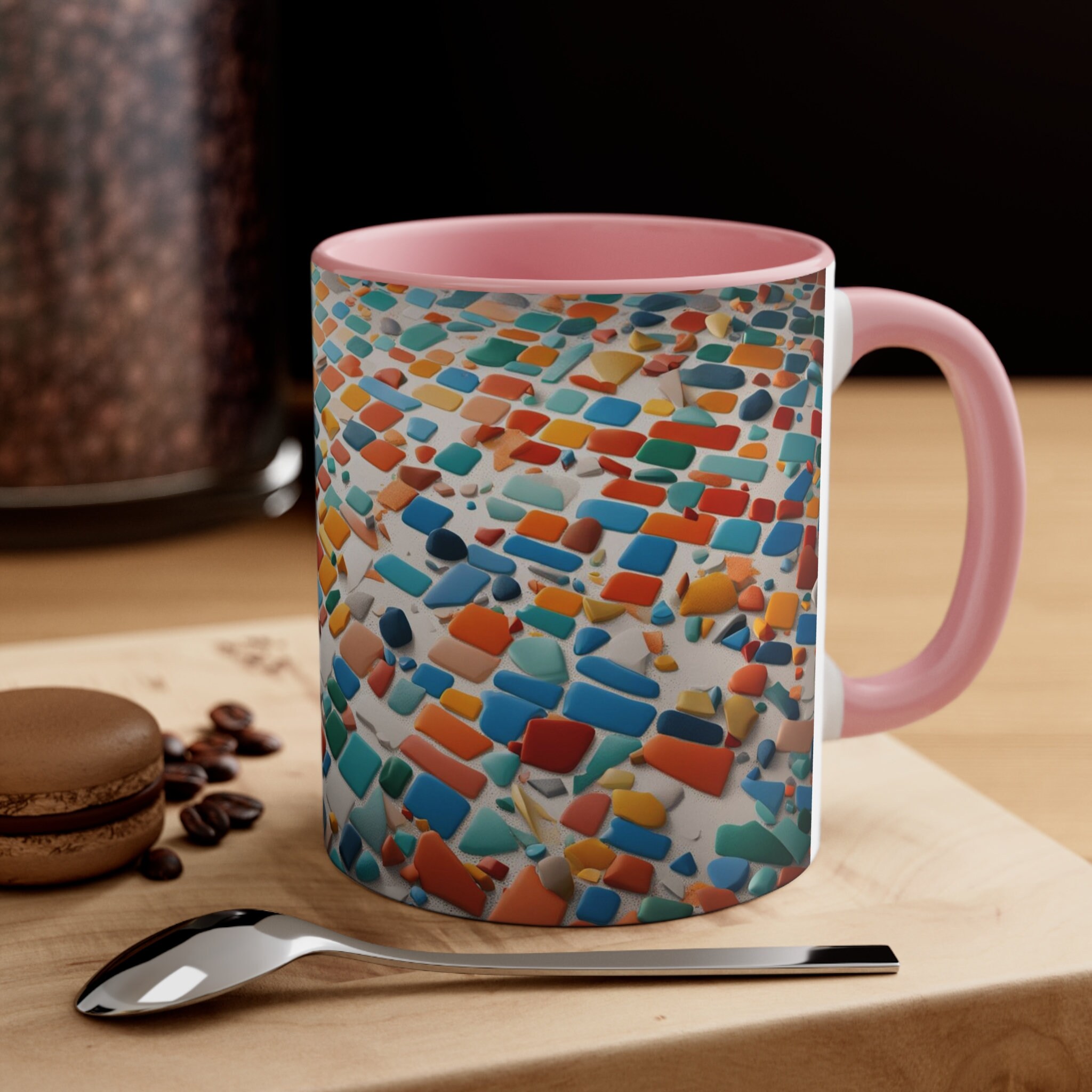 Art Deco Coffee Mug, Terrazzo Pattern Mug, Terrazzo Style Mug, Art Deco ...