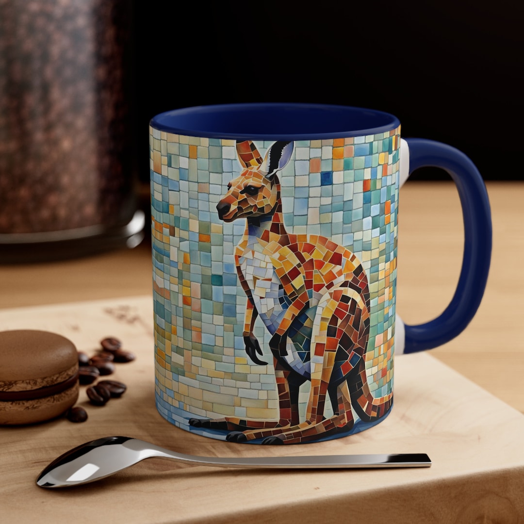 Kangaroo Coffee Mug, Kangaroo Mug, Kangaroo Gift, Australian Wildlife ...