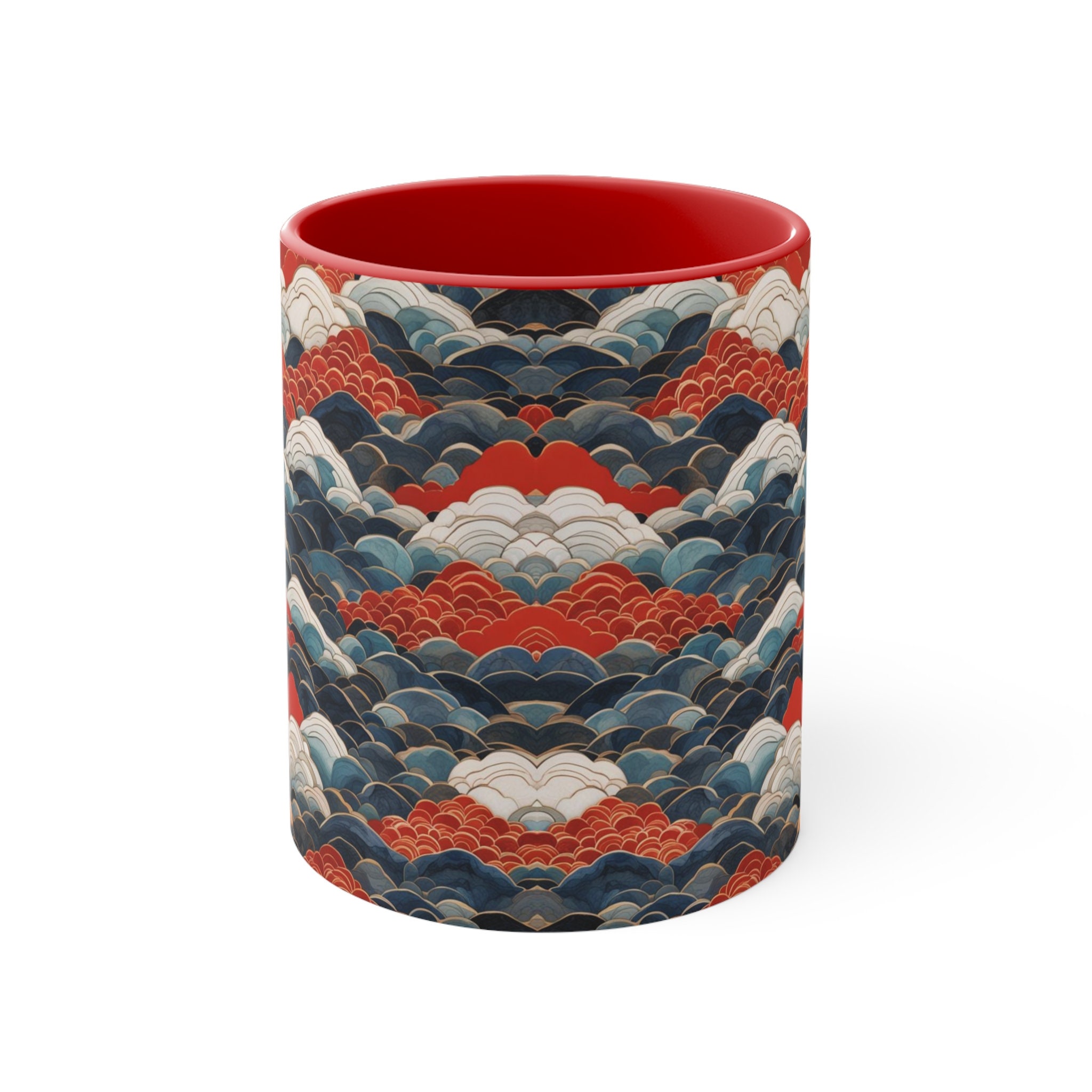 Ukiyo-e Style, Japanese Mug, Wave Coffee Mug, Japanese Ceramic Mug ...