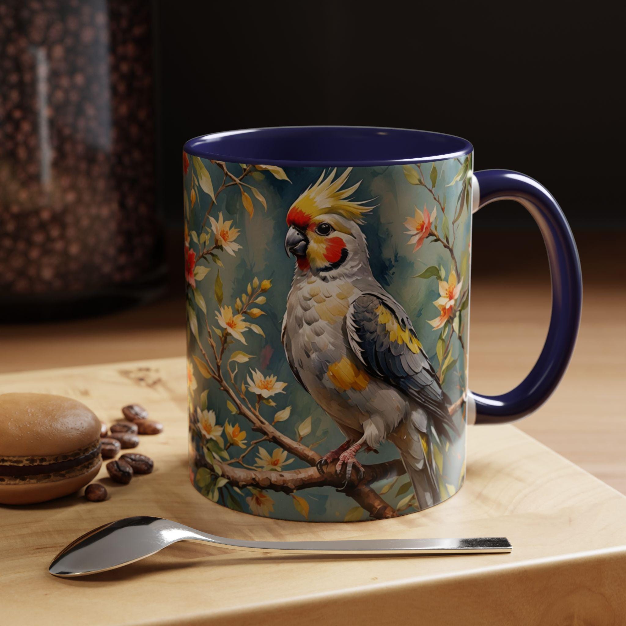 Cockatiel Coffee Mug - Charming Bird Coffee Mug, Cockatiel Gift, Bird ...
